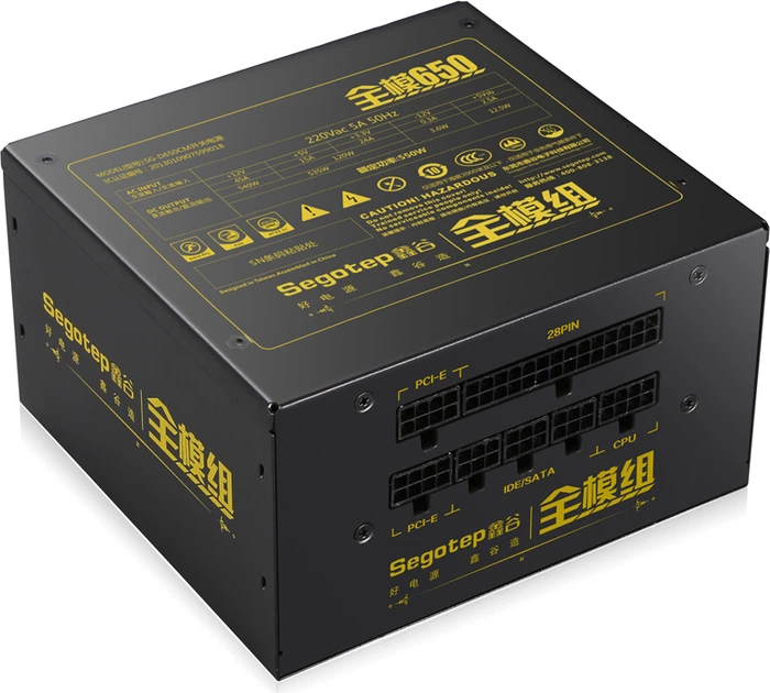 Блок питания Segotep Full modular 650 550W (SG-D650CM) – фото, отзывы ...