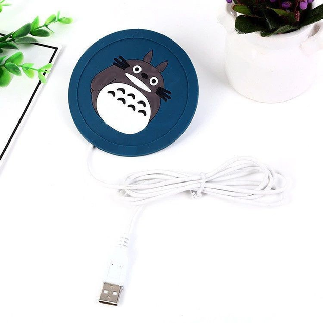 Силиконовая USB подставка для чашки с подогревом Coaster Pad (под чашку ...
