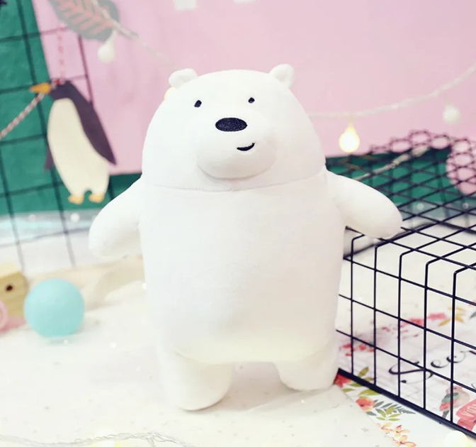 Мягкая игрушка We Bare Bears Белый Ice Bear (Вся правда о медведях ...