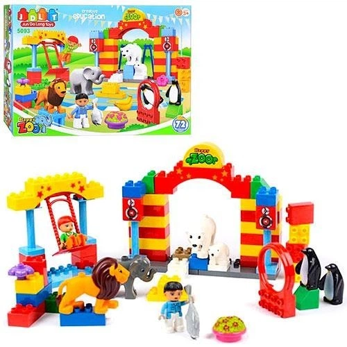 Конструктор JDLT 5093 Зоопарк – игрушки с доставкой от ROZETKA