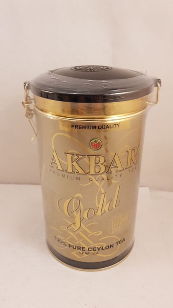 Подарочный чай Akbar Gold 450г в жестяной банке от продавца: BLENDCITY ...