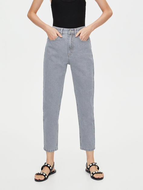 Джинсы Slim Fit женские Pull & Bear XAZ259832SHKT 34 Серые ...