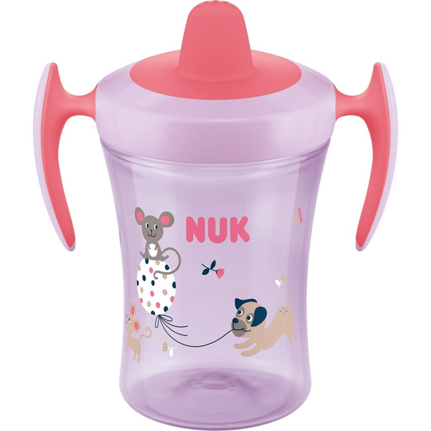 Поильник-непроливайка Nuk Evolution, 230 мл, 6 мес+ роз (4008600365099 ...