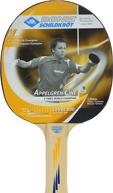 Ракетка для настільного тенісу Donic Appelgren Level 200 New (703002 ...