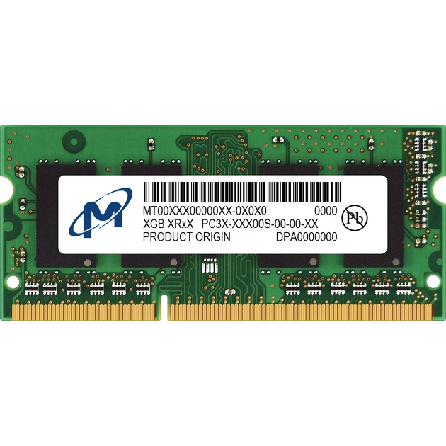 Оперативна пам'ять Micron SODIMM DDR3L 4Gb 1600MHz PC3L-12800 (MT8KTF51264HZ-1G6N1) – фото ...