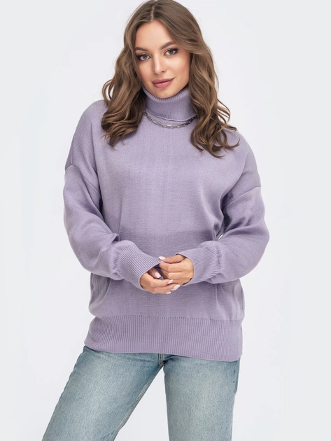 Светр в'язаний жіночий Dressa 56083 44-50 Бузковий (2000405833447_D ...