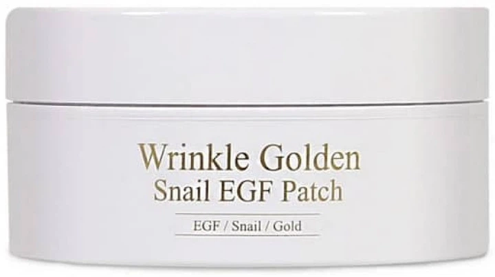 Патчі гідрогелеві під очі The Skin House із золотом і муцином Wrinkle Golden Snail EGF patch 60 ...