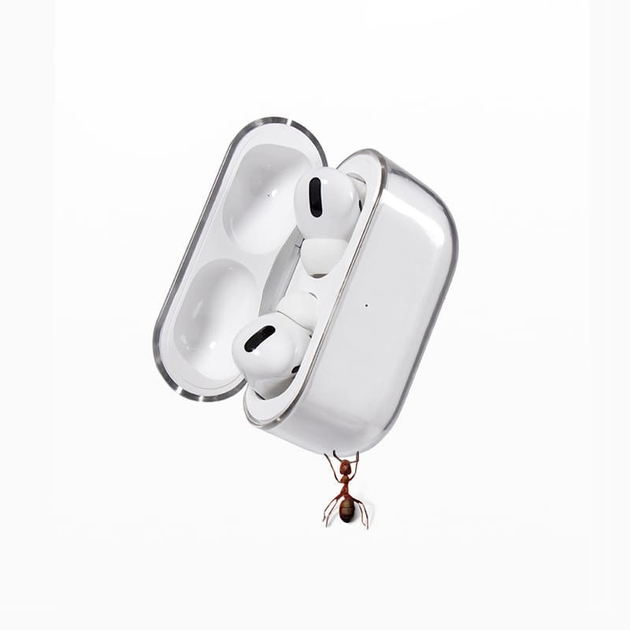 Прозрачный защитный чехол для кейса AirPods Pro беспроводных наушников ...