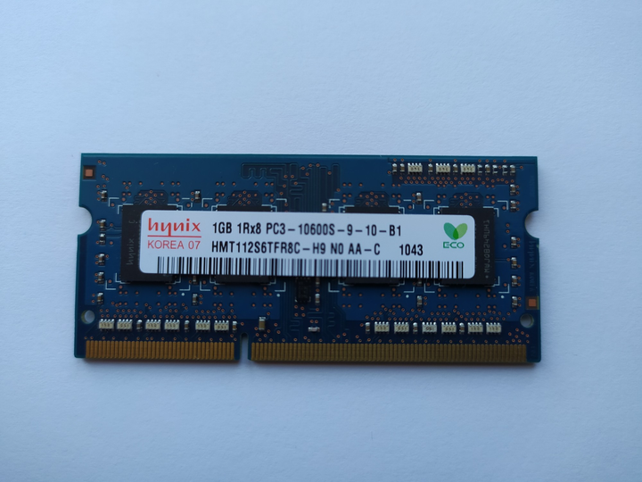 Оперативная память для ноутбука Sodimm Hynix Ddr3 1gb 1333mhz Pc3