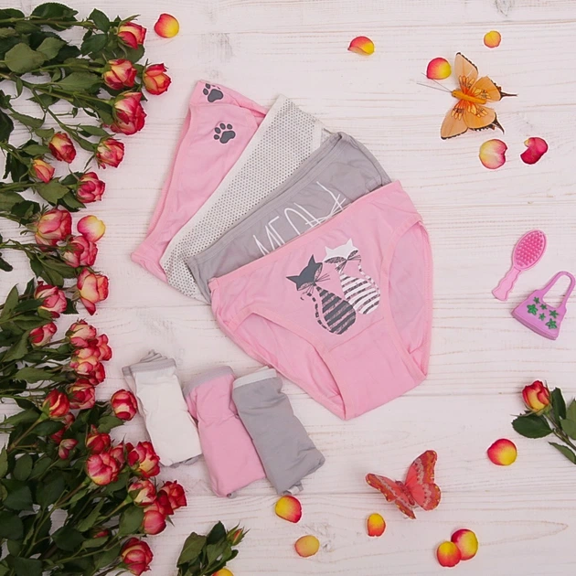 Трусы для девочки слипы Nicoletta 13 лет рисунок 2341с - 7 шт. Рост 158 ...