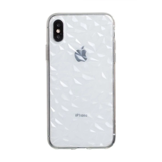 Силиконовый 3D чехол Prism для Apple iPhone X / Xs (Прозрачный) – фото ...