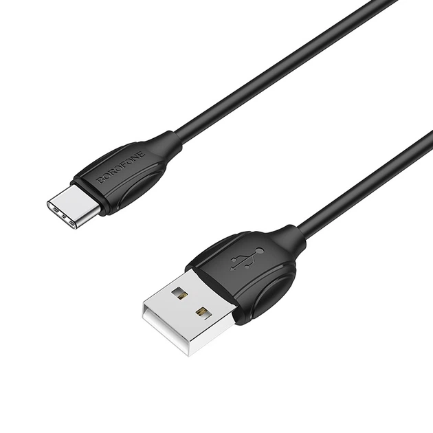 Кабель Borofone BX19 Benefit USB Type-C USB 3 A 1m Black (BX19CB ...