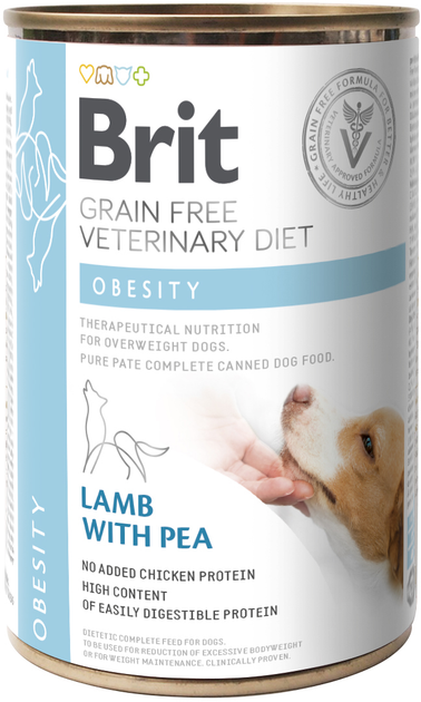 Влажный корм для собак Brit VetDiets Dog Obesity при ожирении и ...