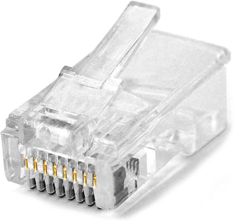 Коннектор Voltronic Tyco RJ-45 8P8C UTP Cat-5 100 шт Transparent ...