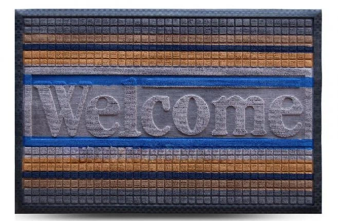 Коврик придверный 60x90 см светло-серый Multicolor Dariana D-6085 ...