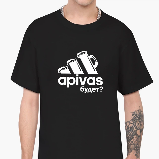 Футболка мужская Апивас (Apivas) (9223-1986-3) L Черная – Брендовая ...