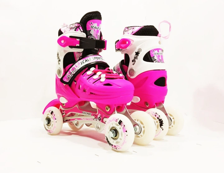 Детские ролики для начинающих квады комплект Scale Sports размер 34-37 ...