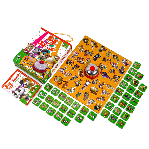 Игра со звонком «44 Коти. Пухнасті гонки», укр.(VT8010-07) – фото ...