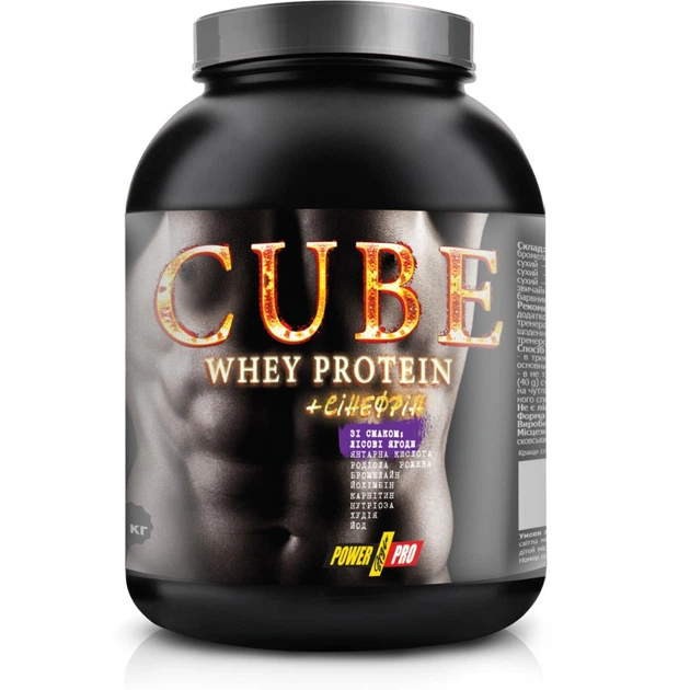Протеин Power Pro Whey Protein Cube 1 кг Лесные ягоды – фото, отзывы ...