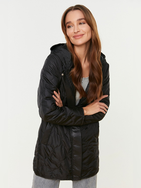 Пуховик демисезонный женский Trendyol TWOSS21MO0018 M Black ...