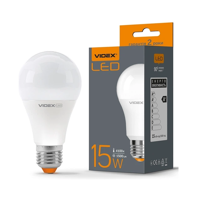 Лампочка Videx A65e 15W E27 4100K (VL-A65e-15274) – фото, отзывы, характеристики в интернет ...