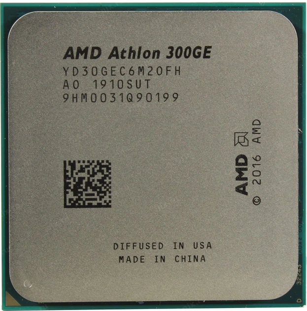 Процессор AMD Athlon 300GE 3.4GHz/4M (YD30GEC6M2OFH) sAM4, tray – фото ...