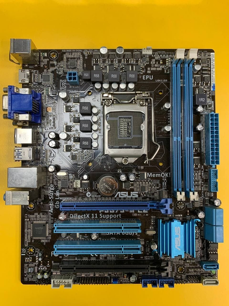 Материнская плата ASUS B75 (s1155, Intel B75, PCI-Ex16) Б/У – фото ...