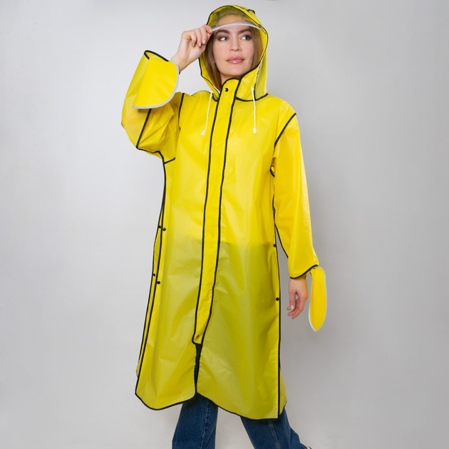 Дождевик женский EVA Minshen XXL Желтый от продавца: GladSell – в ...