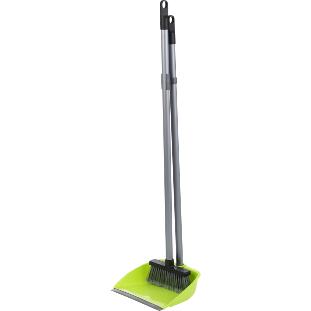 Совок со щеткой BuroClean на длинной ручке (10300501) от продавца ...