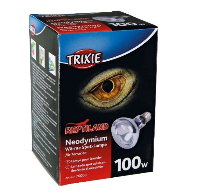 Лампа рефлекторная тропическая прозрачная Trixie Neodymium Basking Spot ...