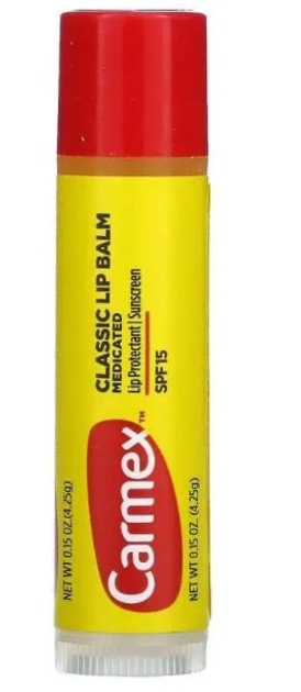 Бальзам для губ Классический Carmex Strawberry Stick SPF 15, 4,25 g ...