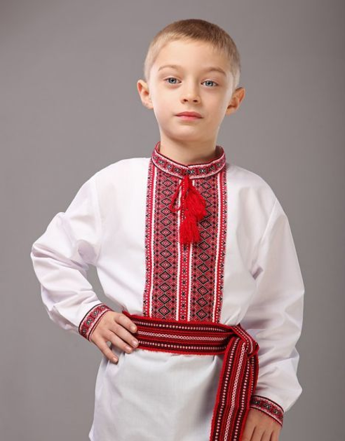 Тканый пояс крайка Легит до вышиванки красный (ТК01) от продавца ...