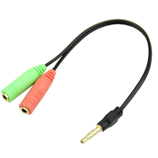Переходник звуковой MediaLab наушники-микрофон 3.5mm - 2 x 3.5mm (01079 ...