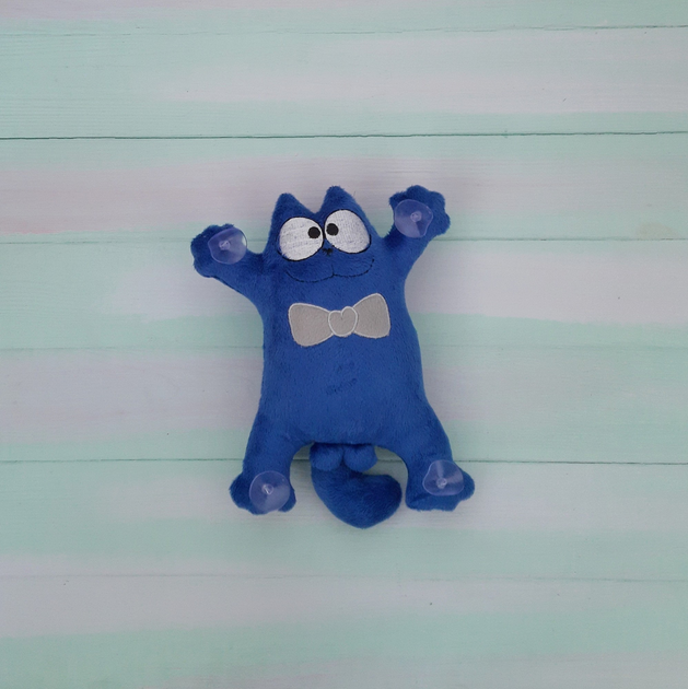 Мягкая игрушка на присосках в авто Baby Textile Кот Саймон Ручная ...