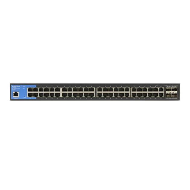Коммутатор Linksys 48-Port Managed Gigabit Ethernet Switch with 4 10G ...