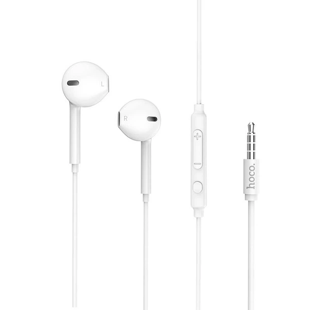 Наушники с микрофоном Hoco M55 White + mic + button call answering ...