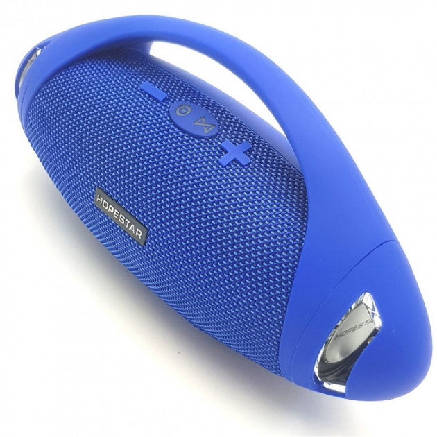 Портативная bluetooth стерео колонка спикер Hopestar H37 Синий – фото ...