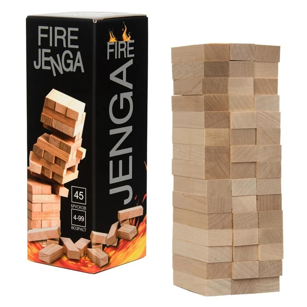 Дженга настольная игра Fire Jenga Strateg 30963 – фото, отзывы ...