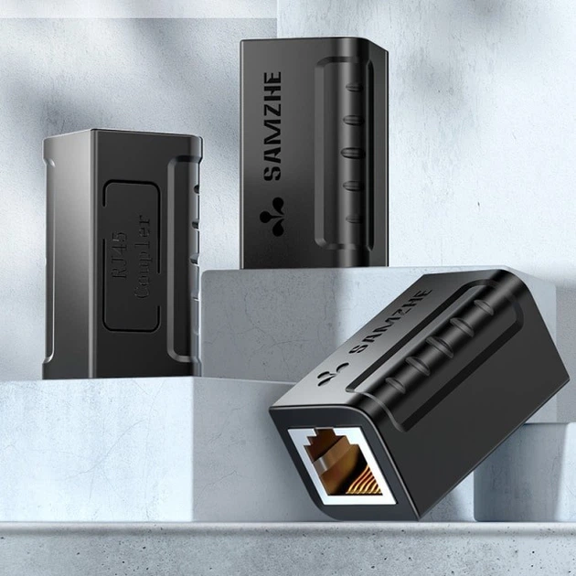 З'єднувач витої пари, кабельний з'єднувач RJ45 патч-кордів мама/мама ...