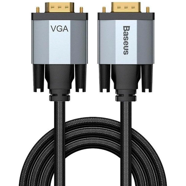 Кабель Baseus Enjoyment Series VGA Male To VGA Male Bidirectional 2m ...