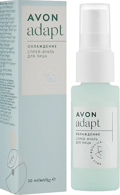 Спрей для лица - Avon Adapt Icy Cooling Elixir Facial Mist 30ml (852924 ...