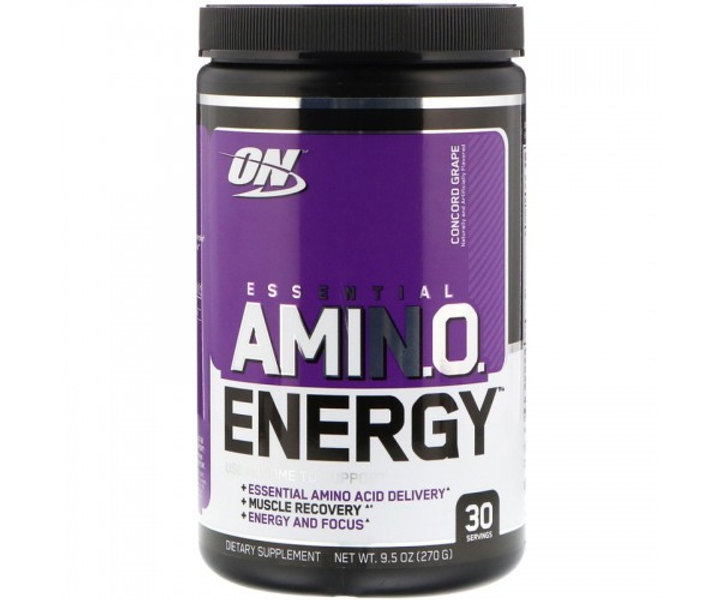 Аминокислота Optimum Nutrition Amino Energy, 30 порций - Виноград ...