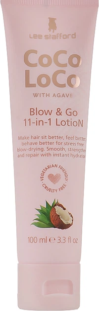 Lee Stafford Coco Loco With Agave Blow & Go 11-in-1 Lotion Лосьйон для укладання волосся 100ml ...