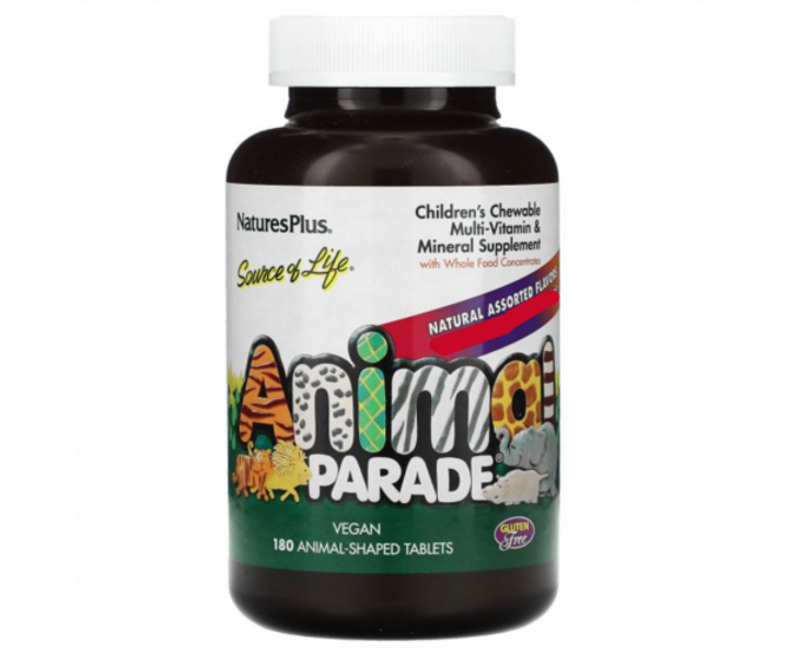 Вітаміни для дітей Nature's Plus (Children's Multi-Vitamin, Animal ...