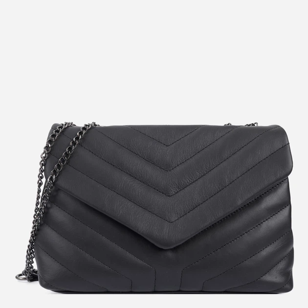 Сумка крос боді жіноча шкіряна Regina Notte 3023 Чорна 2000000142654 в інтернет магазині