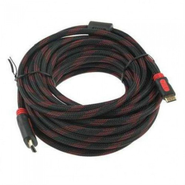 Кабель HDMI HDMI 10m усиленный в обмотке 10м шнур – фото, отзывы ...