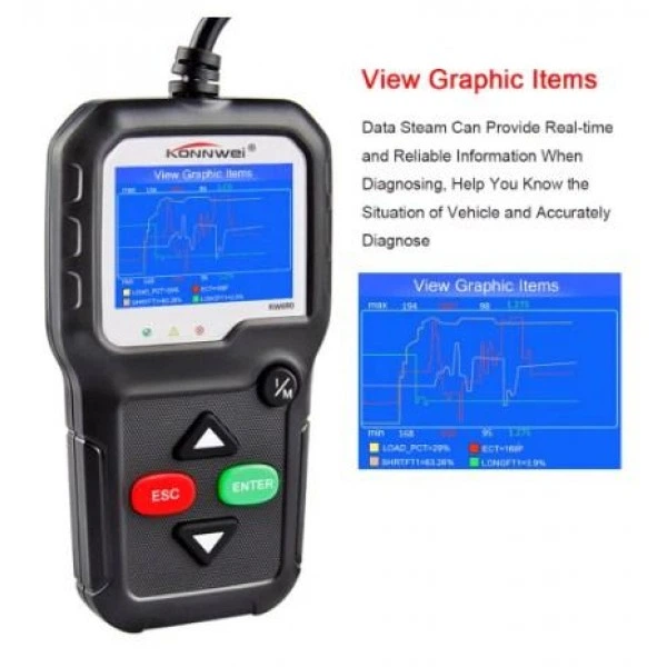 Автосканер KONNWEI Адаптер для диагностики авто KW680 2.4 от продавца ...