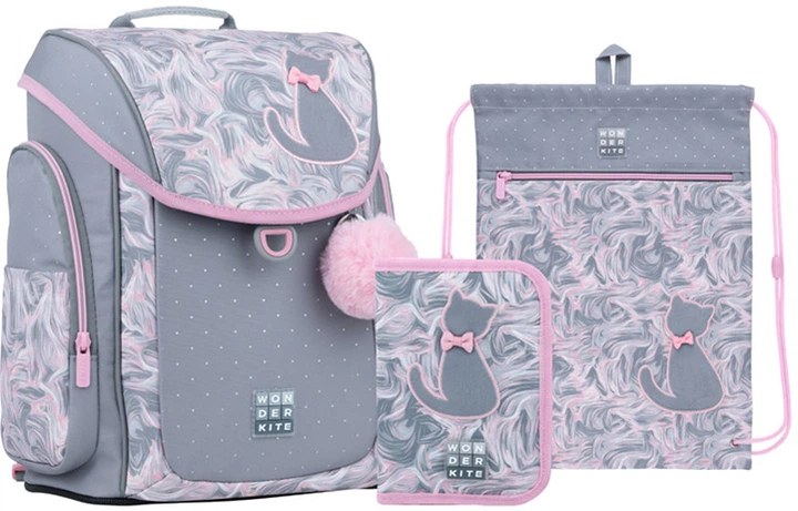 Школьный набор Wonder Kite для девочки 34x28x17 см 10.5 л Kitty (SET ...