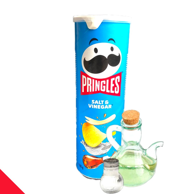 Оригинальные чипсы Pringles Salt Vinegar 165 г Принглс Соль Уксус (PO-7 ...