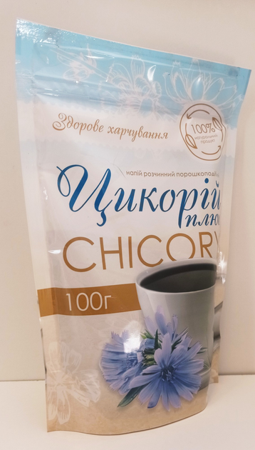 Купить Растворимый напиток без кофеина Верховинка Цикорий плюс, 100г ...